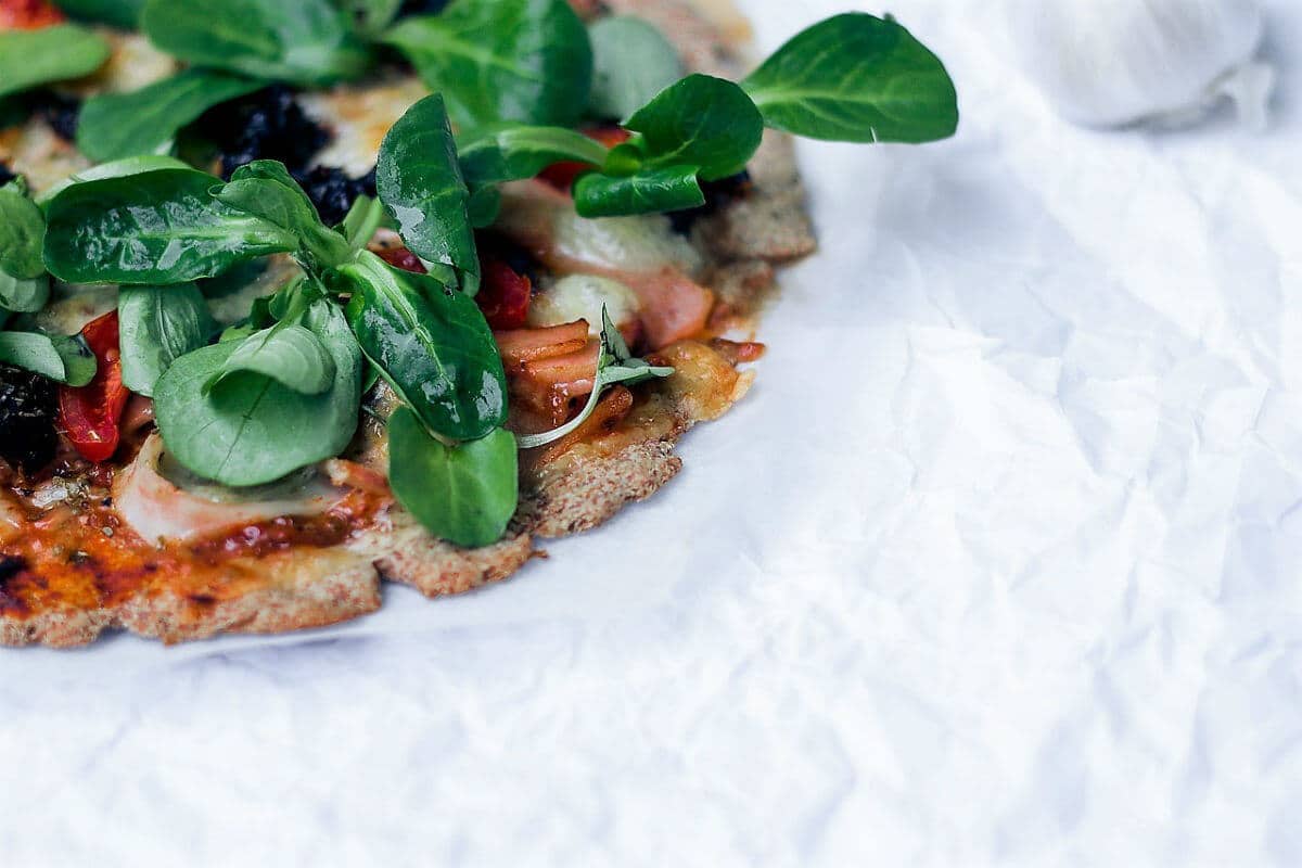 Flatbread mediterráneo (sin gluten) | Barriga Sana